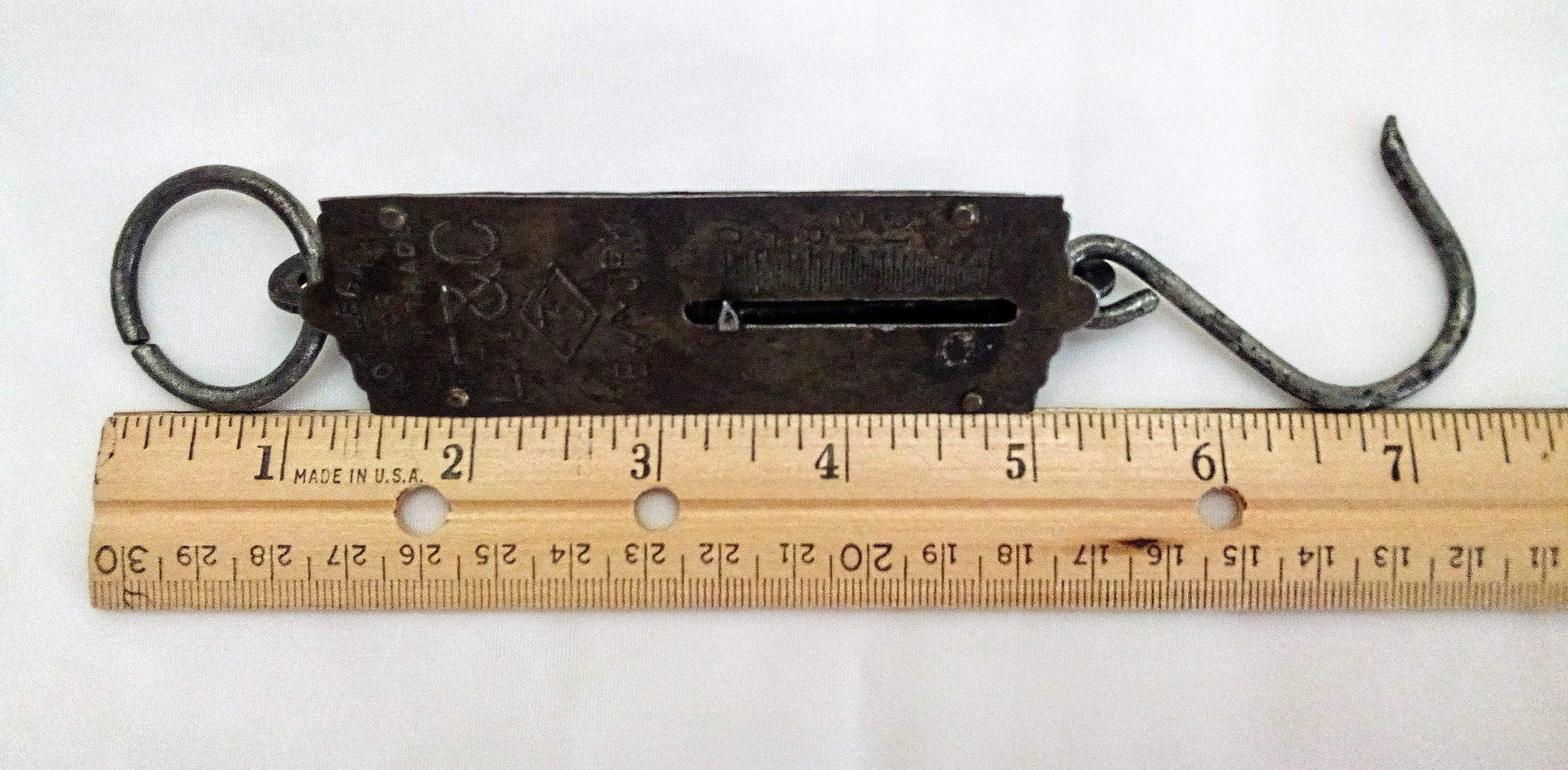 Antique Hanging Scale LF&C 3 Brass and Steel 25fish Scale - Etsy