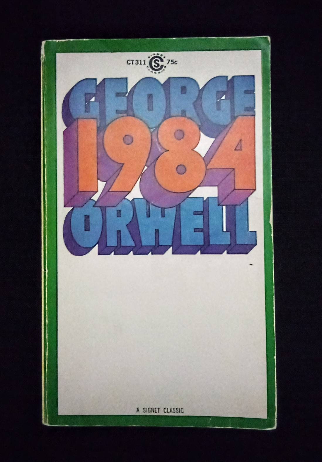 George Orwell's 1984, Signet 1961, 36th-printing, A Signet Classic ...