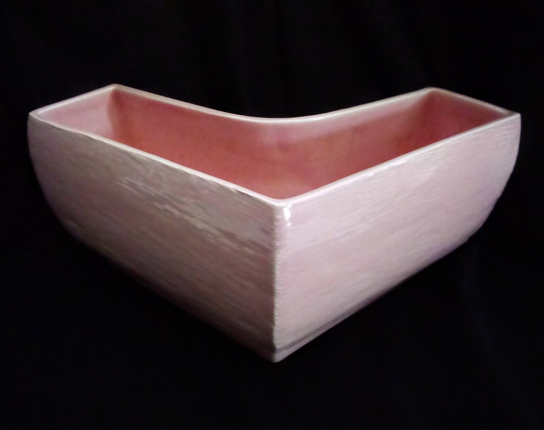 Rare Midcentury Miramar of California Pottery Planter, Pink Corner ...