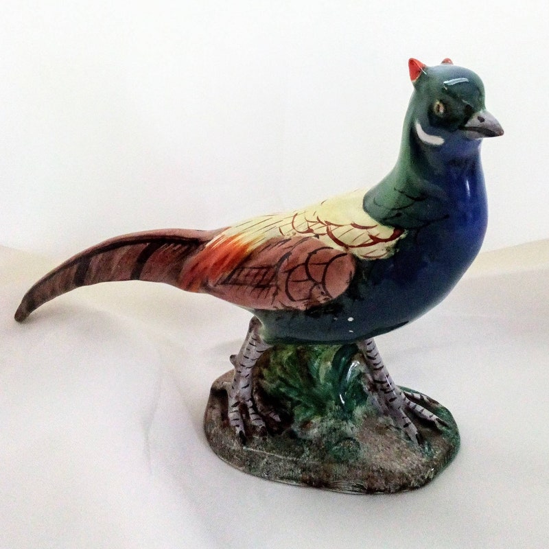 Ceramic Pheasant Figurine - Etsy