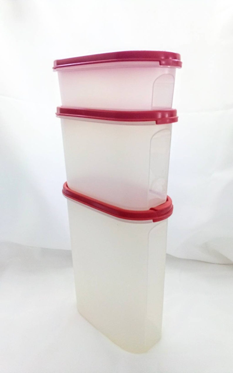 Vintage Tupperware Stackable Storage Containers With Lids - Etsy