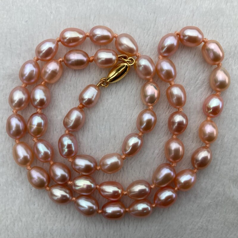 Rice Pearl Necklace - Etsy