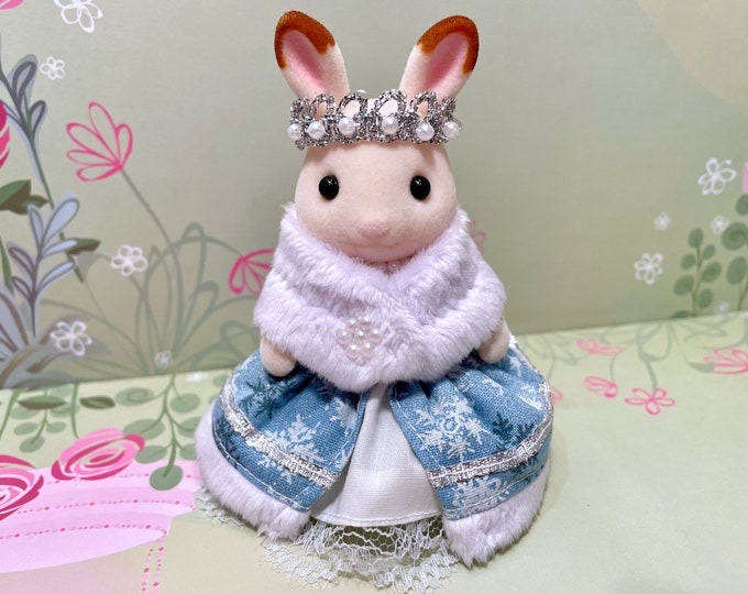 SNOW QUEEN for MOTHER Original Hand-made Outfit for Calico Critters ...