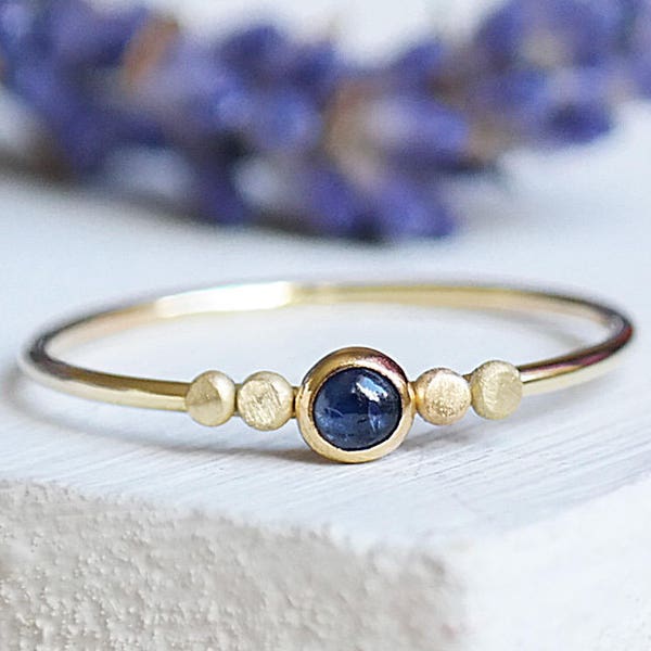 Sapphire Stack Ring - Etsy