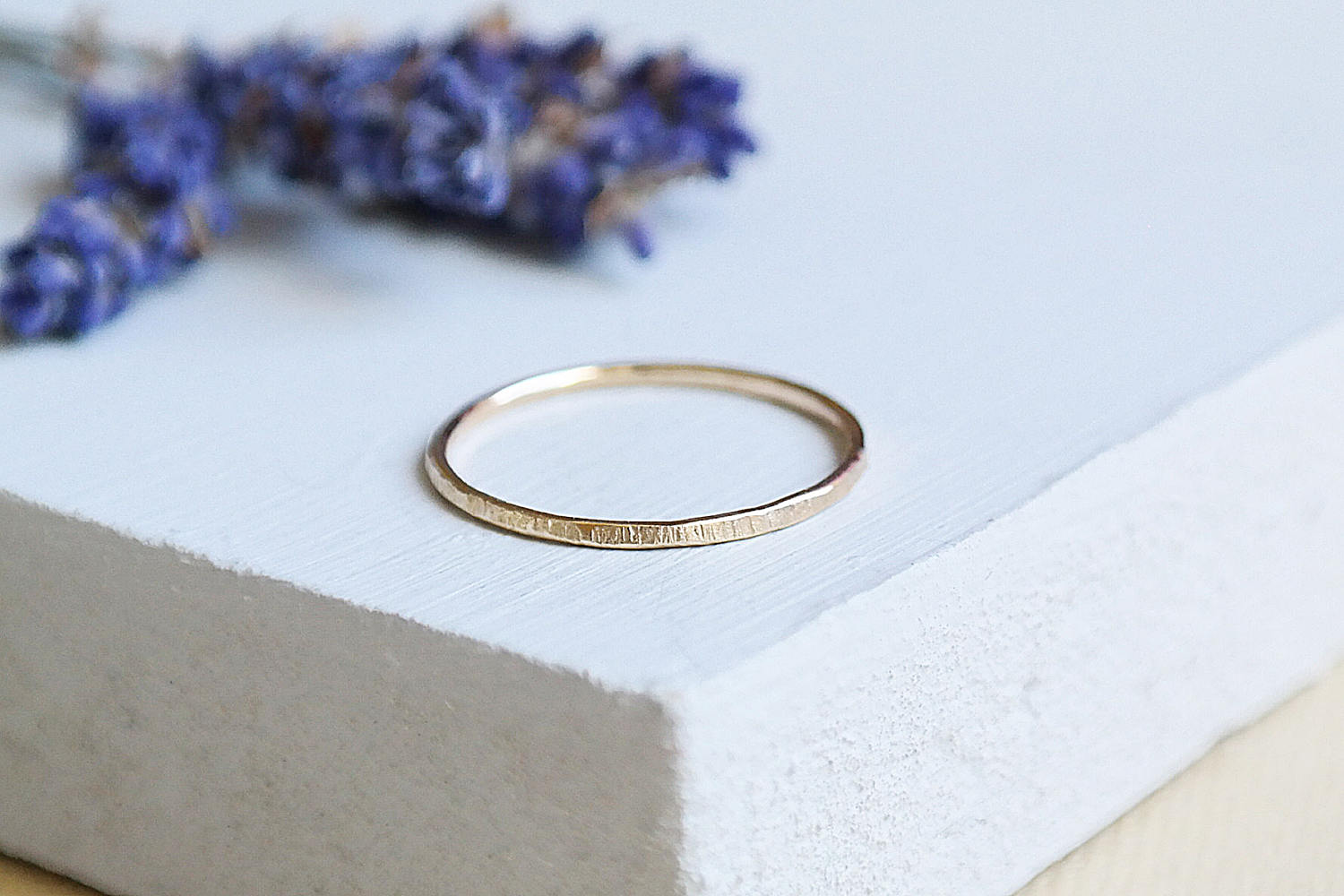 Gold Stack Ring Gold Ring Solid Gold Ring Dainty Ring Gold | Etsy