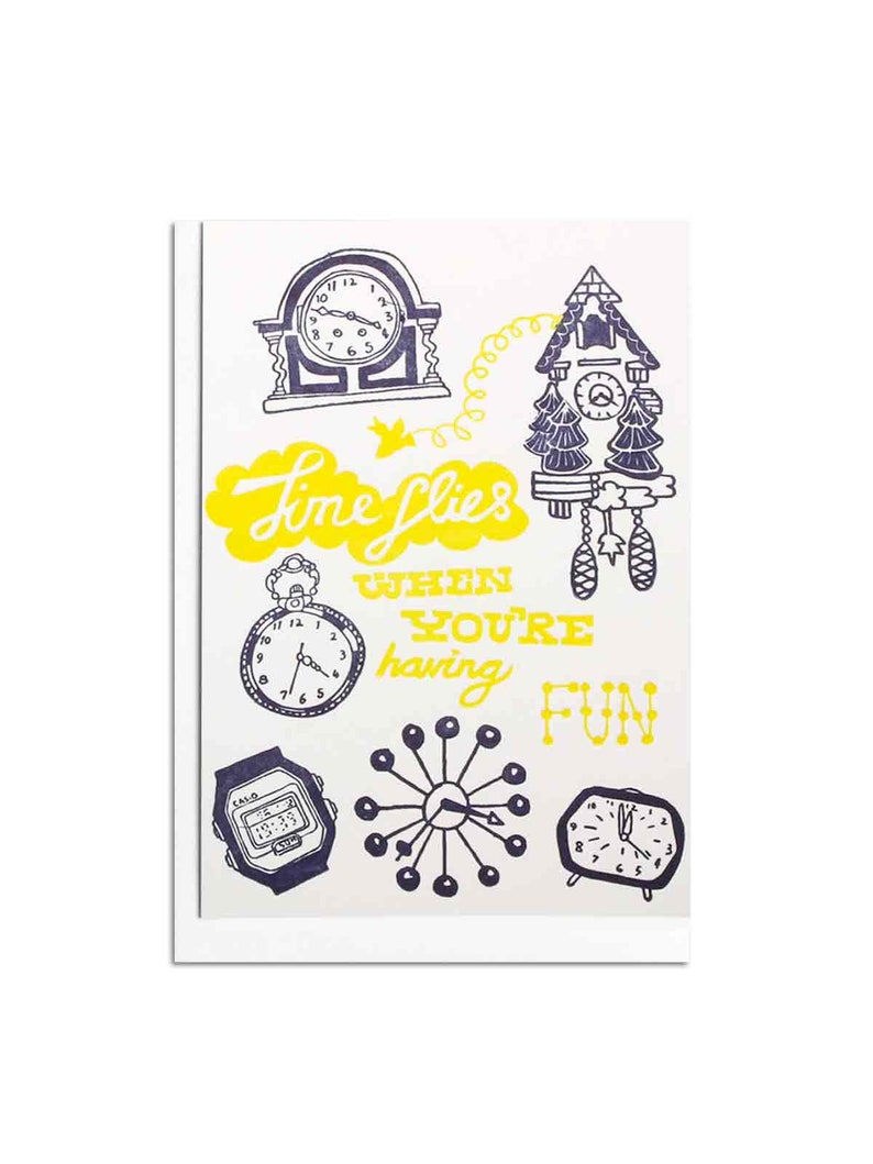 Time Flies (when You're Having Fun) - Etsy
