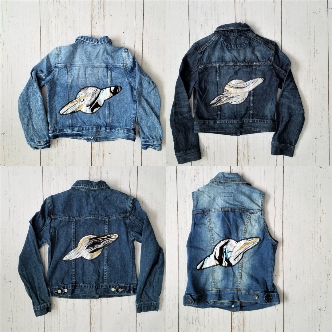 Kid's Denim Jacket | Children's Jean Trucker Vest | Astronomy Solar ...