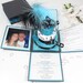 Masquerade Round Cake Exploding Box Wedding Invitation - Etsy
