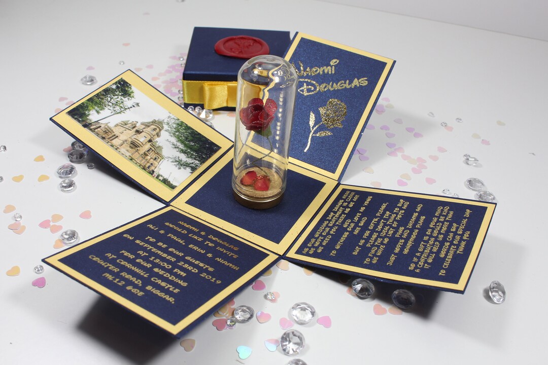 Rose Exploding Box - Etsy