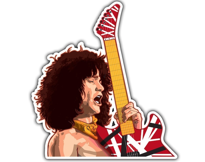 Van Halen Shield Logo Vinyl Sticker Officially Licensed Band ...
