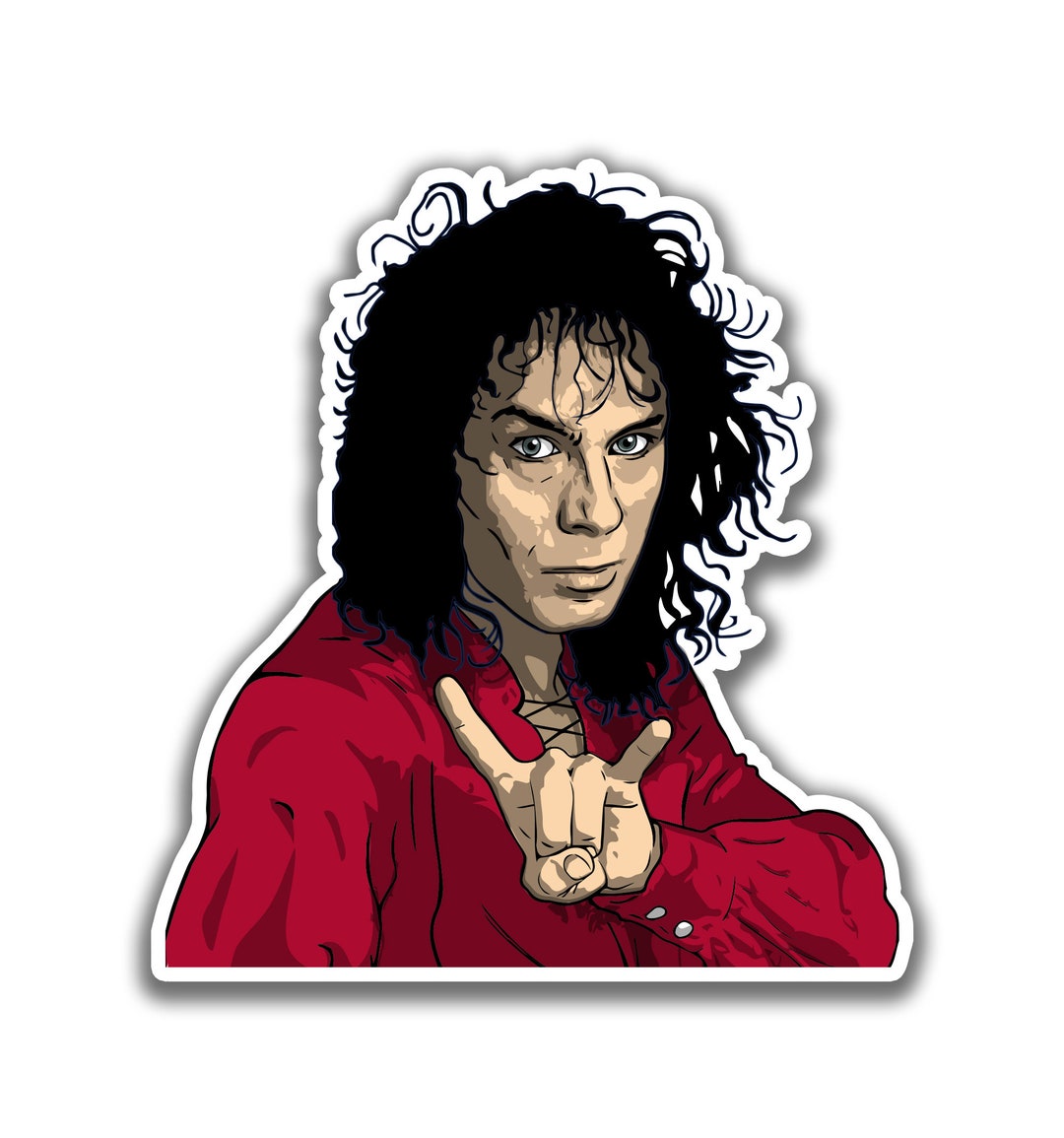 Dio Sticker - Ronnie James Dio Sticker / Classic Rock Sticker / Metal ...