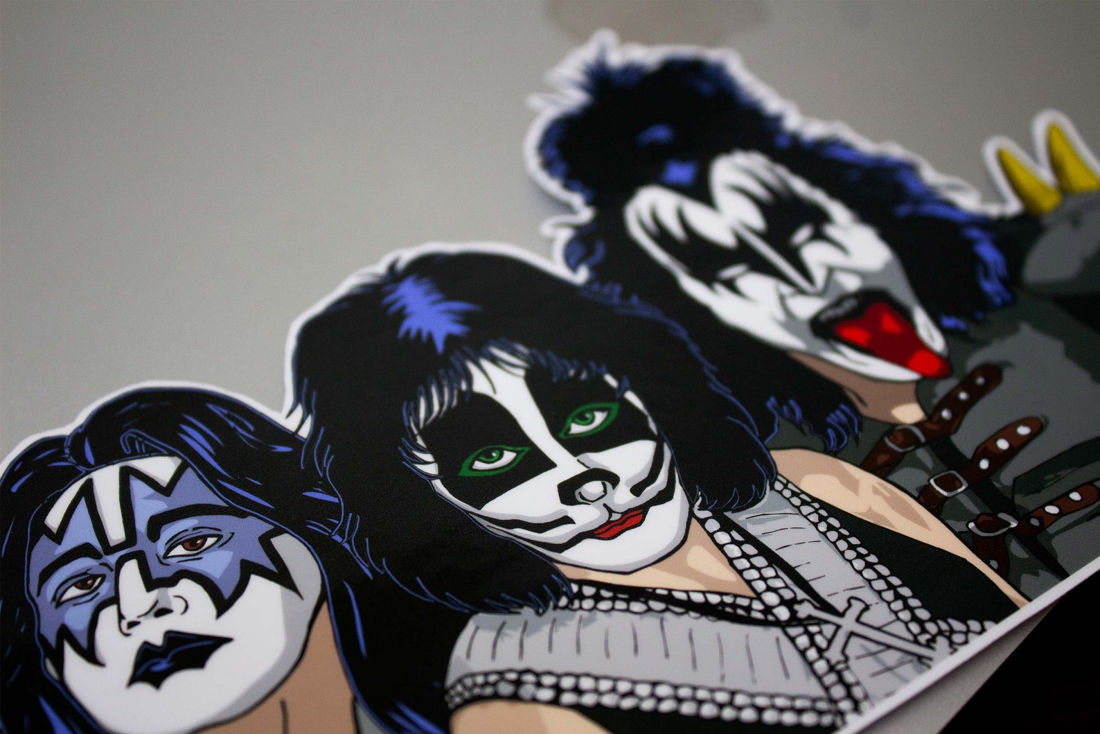 Kiss Sticker - Birthday Gift / Gene Simmons Sticker / Classic Rock ...