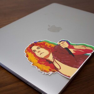 Robert Plant Sticker - Led Zeppelin Gift / Led Zeppelin Sticker ...
