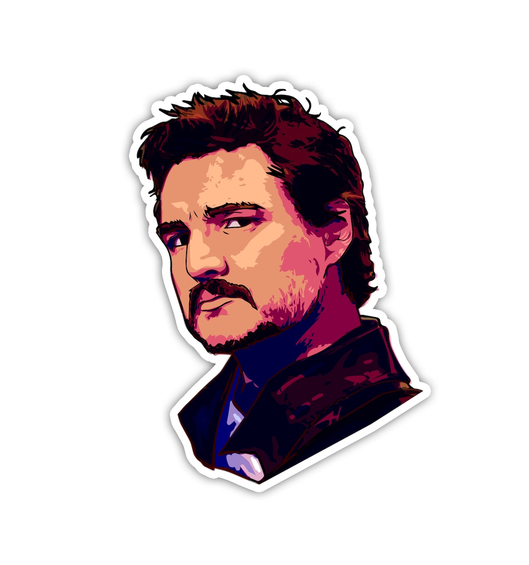 Pedro Pascal Sticker - Birthday Gift / Laptop Stickers / Halloween ...