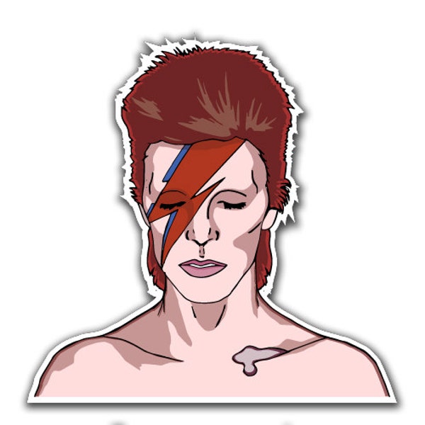 David Bowie Sticker - Etsy