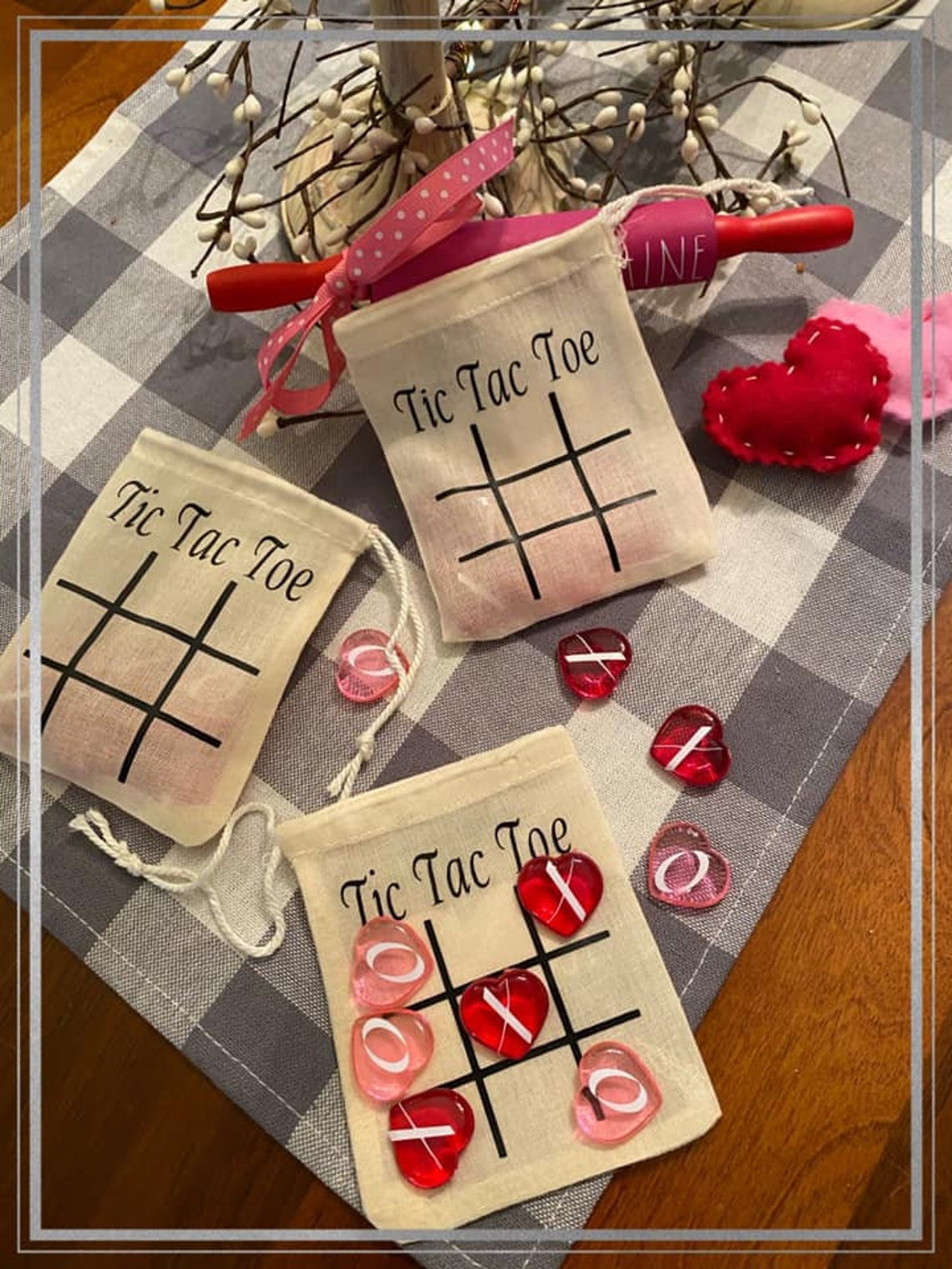 Tic Tac Toe Bags | Etsy