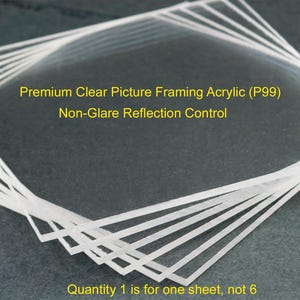 Non Glare Acrylic (P99) Upgrade. Only Available With Purchase of a Same ...