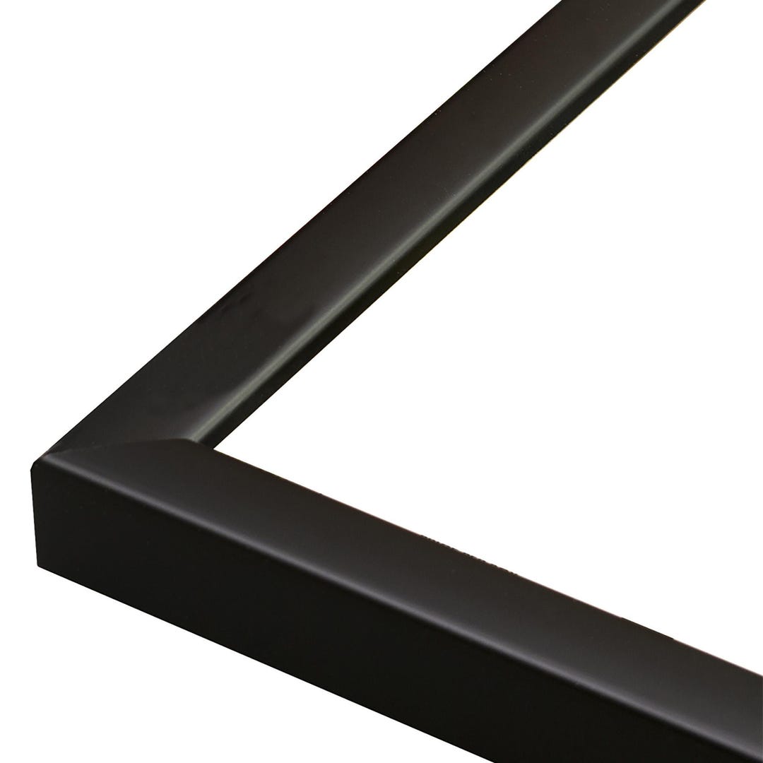 Matte Black With Rounded Edge 3/4" Picture Frame. 4x6,5x7,6x8,8x10,9x12 ...