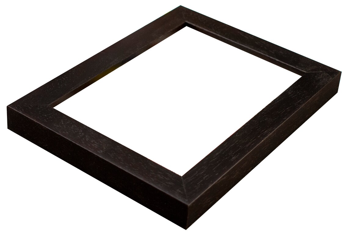 Lightly Distressed Coffee Brown Finish 13/16 Picture | Etsy