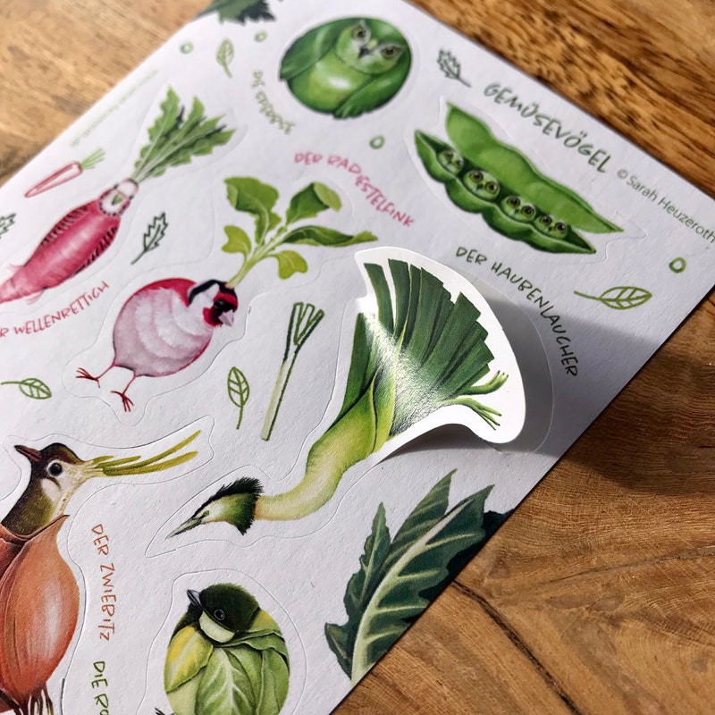 Vogelfutter sticker - Etsy.de