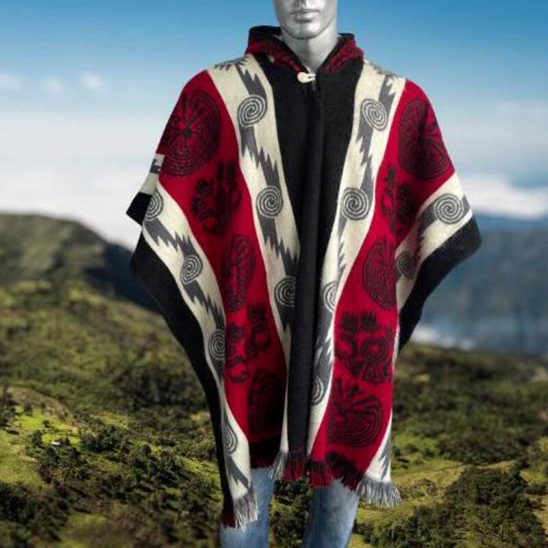 Poncho With Hood - Etsy