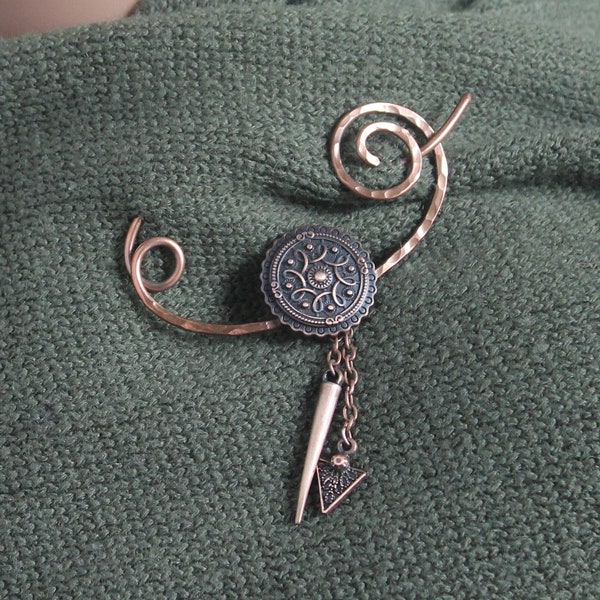 Medieval Cloak Pin - Etsy