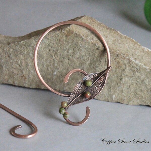 Copper Shawl Pin - Etsy