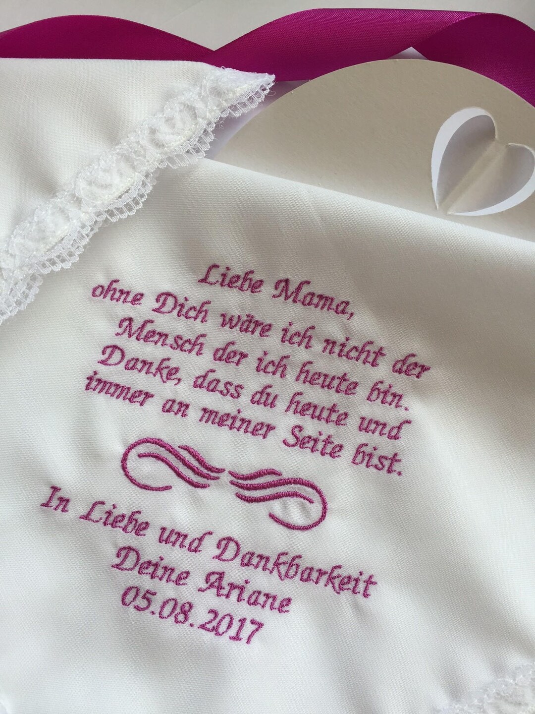 On Sales German Pocket Handkerchief, German Version Mama Wedding ...