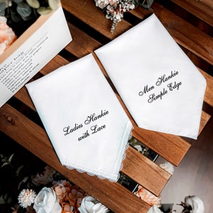 Espanol Handkerchief, Wedding Handkerchief Spanish- Mother of the Bride ...