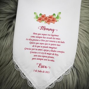 Spanish Handkerchief for Mother of the Bride-customized Handkerchief ...