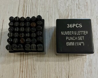 Alpha Numeric Punch - Etsy