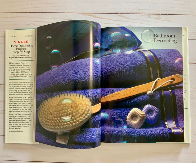 SINGER Home Decorating Projects Step by Step Hard Cover - Etsy