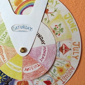 Circular Calendar - Etsy