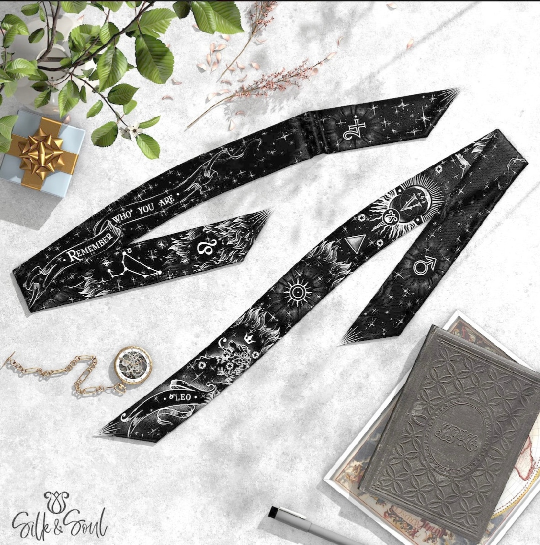 Leo Silk Scarf - Etsy