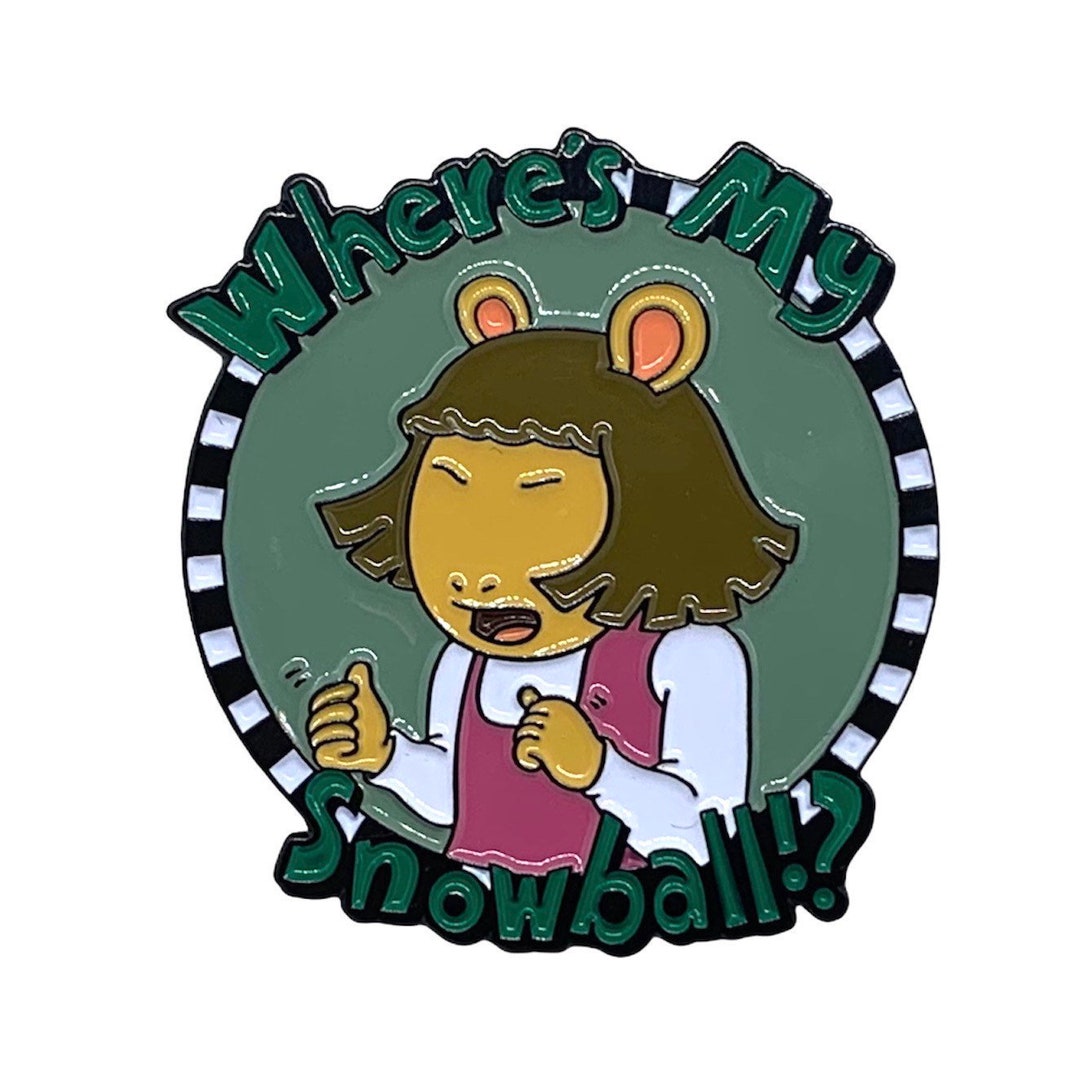 Wheres My Snowball DW Pin - Etsy.de