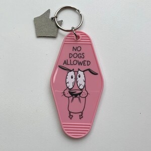 Katz Motel Keychain - Courage the Cowardly Dog - Etsy