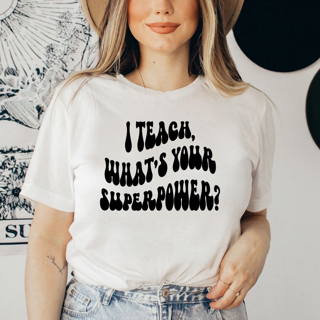 Teacher Superpower SVG PNG Design, Math Teacher SVG Shirt, Back to ...