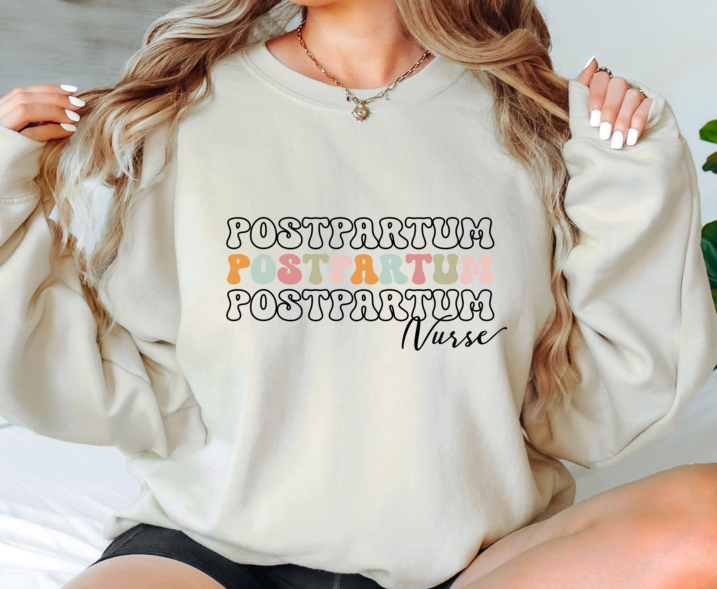 Postpartum Nurse Shirt Svg Png for Nurse Shirt Design, Pediatric Nurse ...
