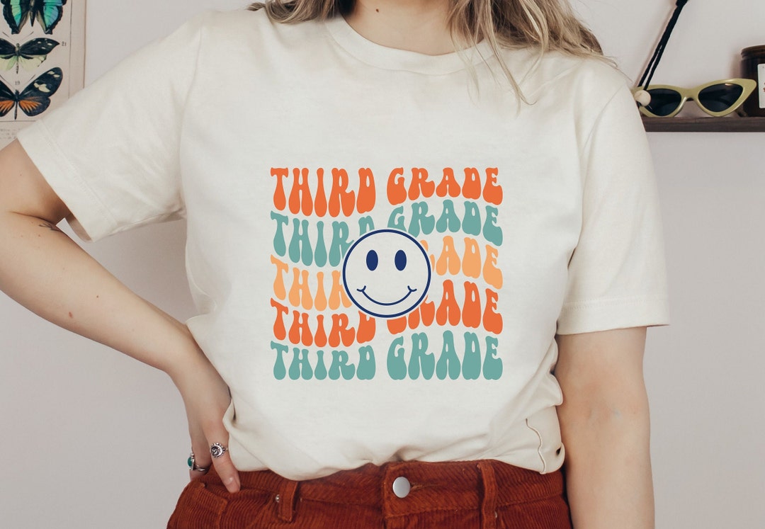 Third Grade Teacher Shirt Svg Png, End of the Year Teacher Gift ...