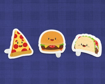 Cute food stickers | Etsy
