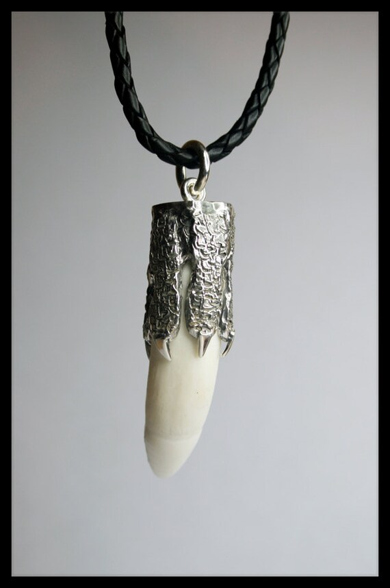 Alligator Tooth Necklace For Men