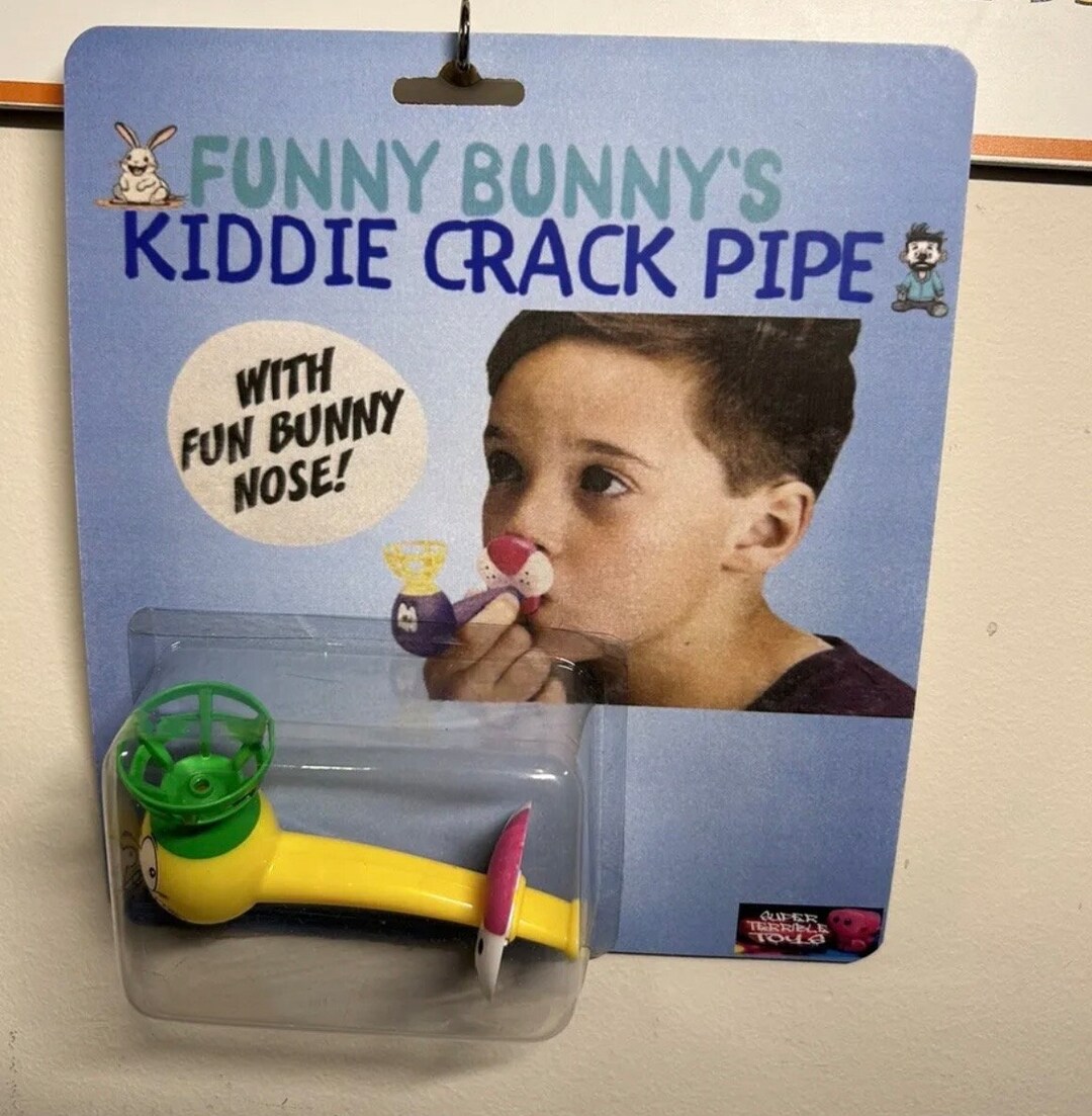 Bootleg Toy Kid Crack Pipe Easter Bunny Adult Collectible Figure Artist ...