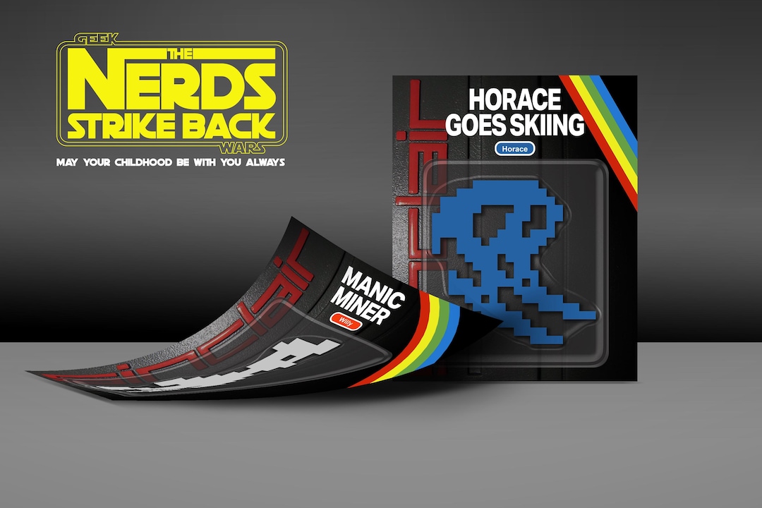 ZX Spectrum Classic Characters Prints | Retro Video Game Art | Action ...