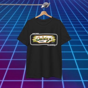 Retro Gaming T-shirt Arcade Classic Video Game Galaga - Etsy