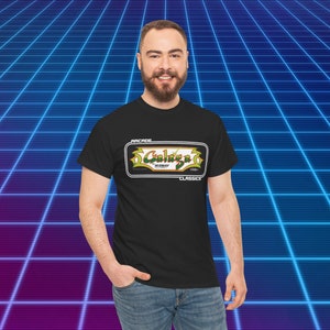 Retro Gaming T-shirt Arcade Classic Video Game Galaga - Etsy