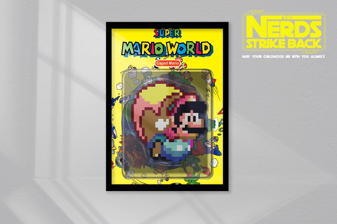 SMW Characters Prints Retro Video Game Art Action Figure-inspired ...