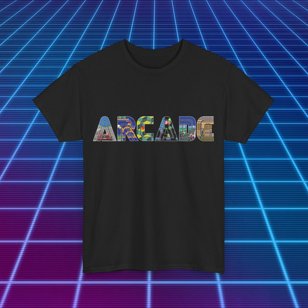 Retro Gaming T-shirt Arcade Classic Video Game - Etsy