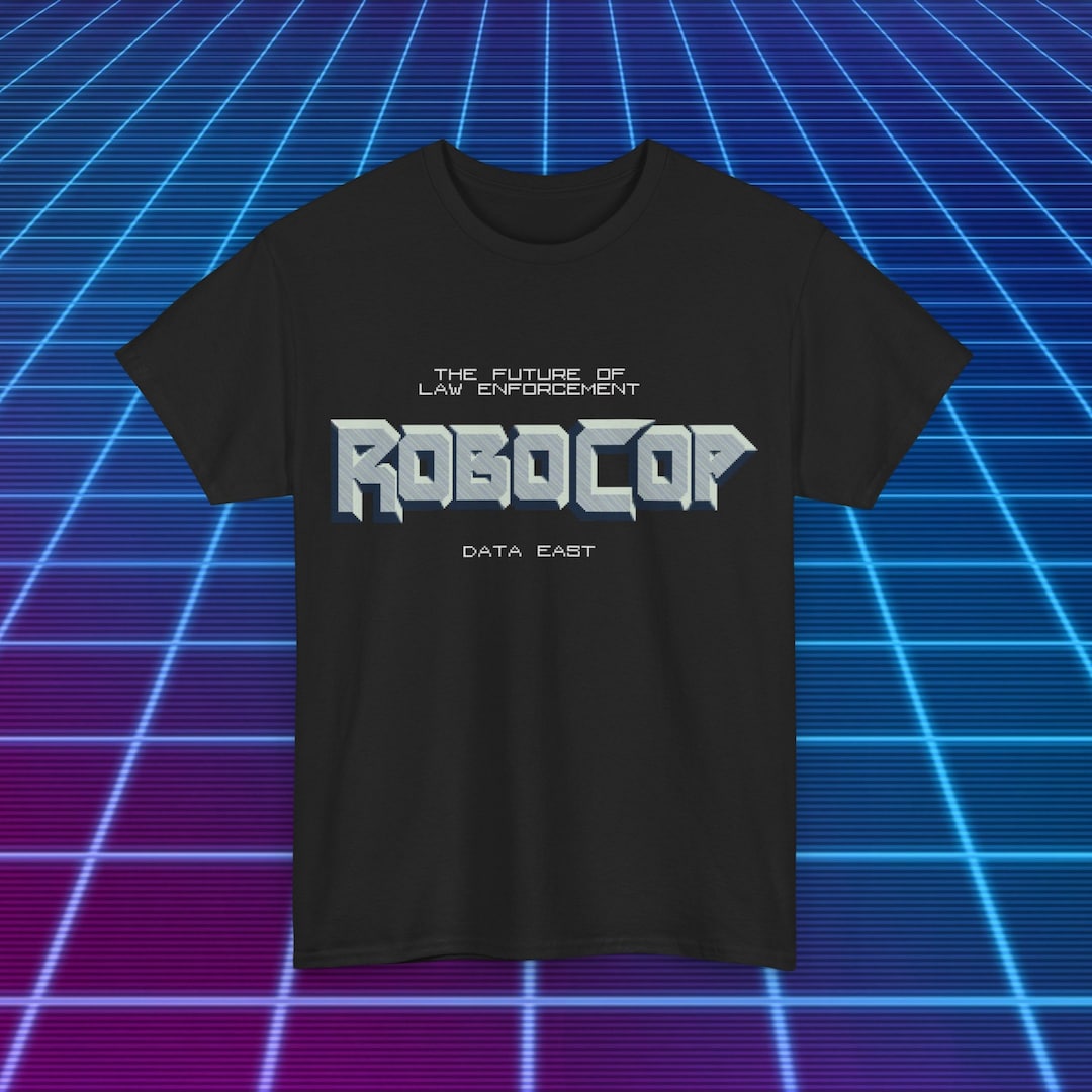 Robocop Arcade Game Pixel Art T-shirt - Etsy