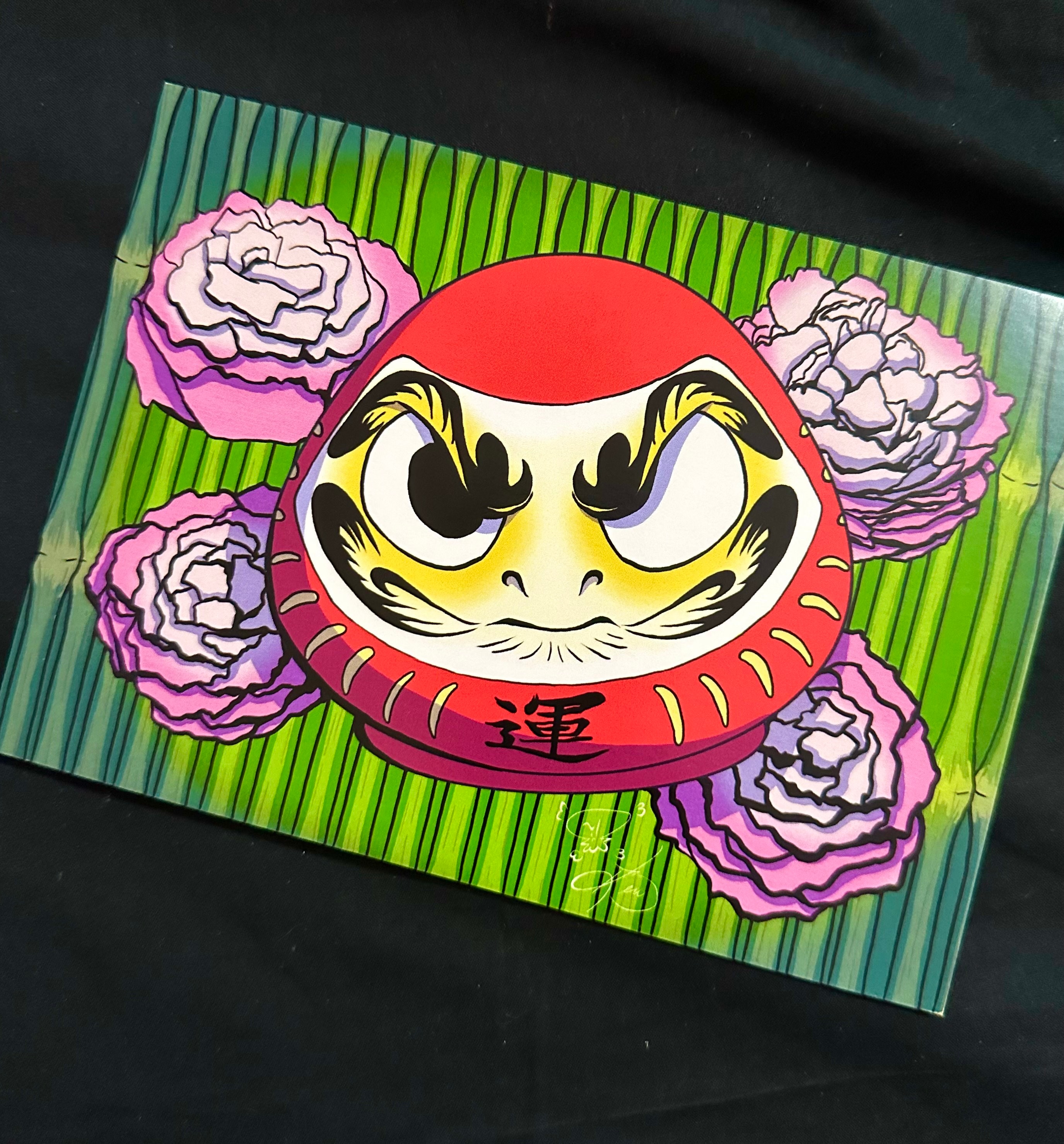 Daruma Doll - Mini Print - Etsy