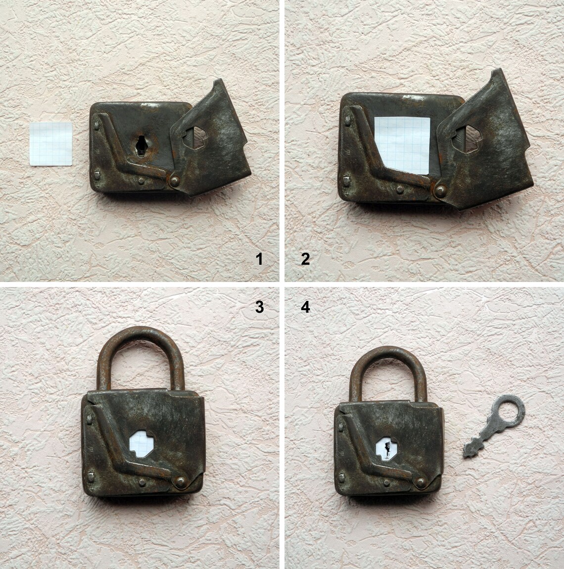 Soviet vintage padlock 87 | Etsy